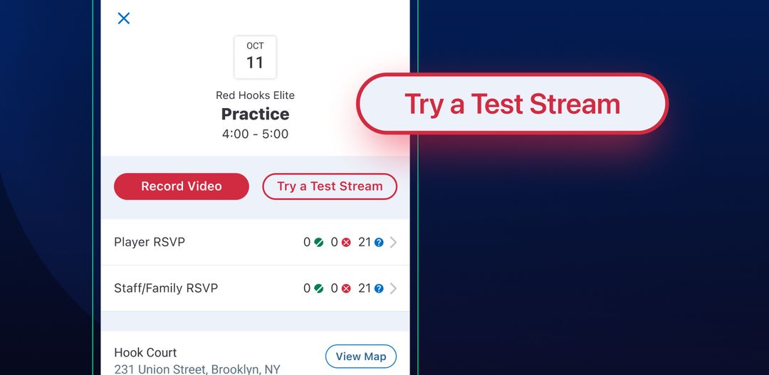 Practice Live Streaming On Gamechanger Gamechanger